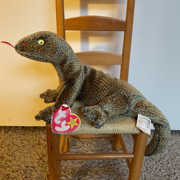 Ty | Toys | Ty Beanie Babies 999 Scaly The Monitor Lizard Tag Errors ...